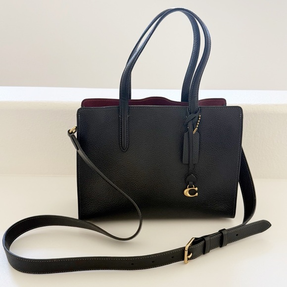 Coach | Bags | Coach Carter Carryall 28 Black | Poshmark